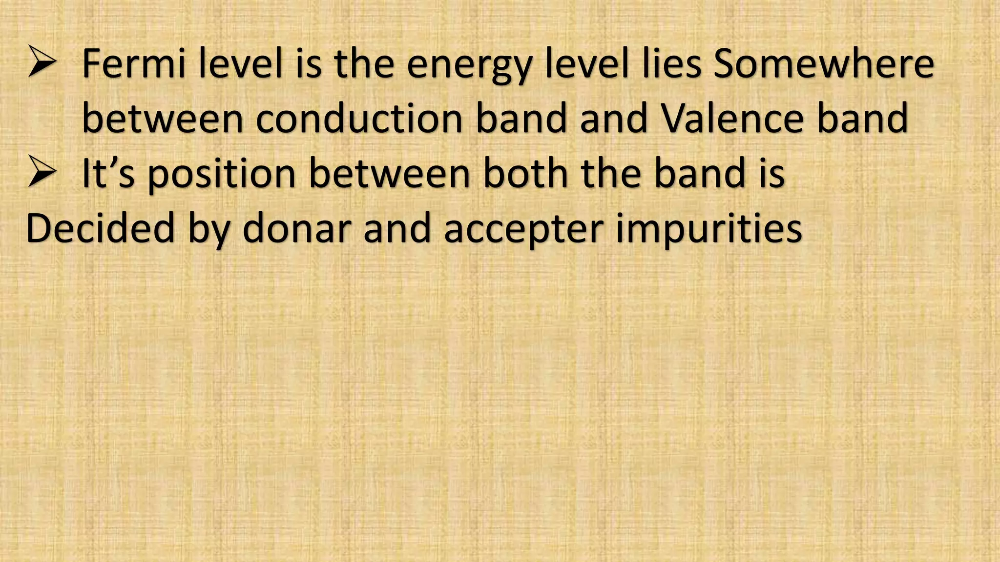 Fermi energy | PPTX