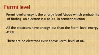 Fermi energy | PPTX