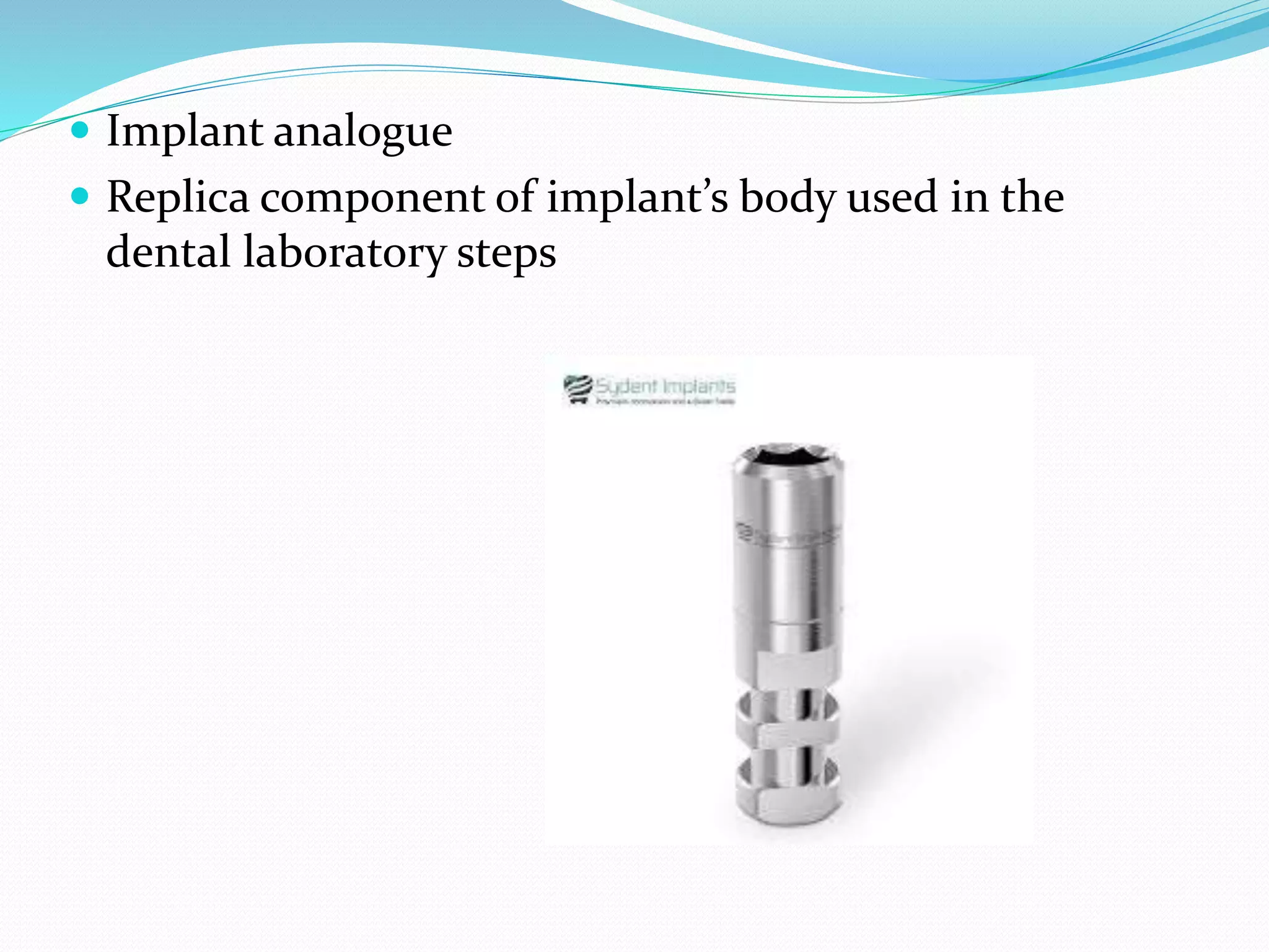 dental implant impression technique | PPTX