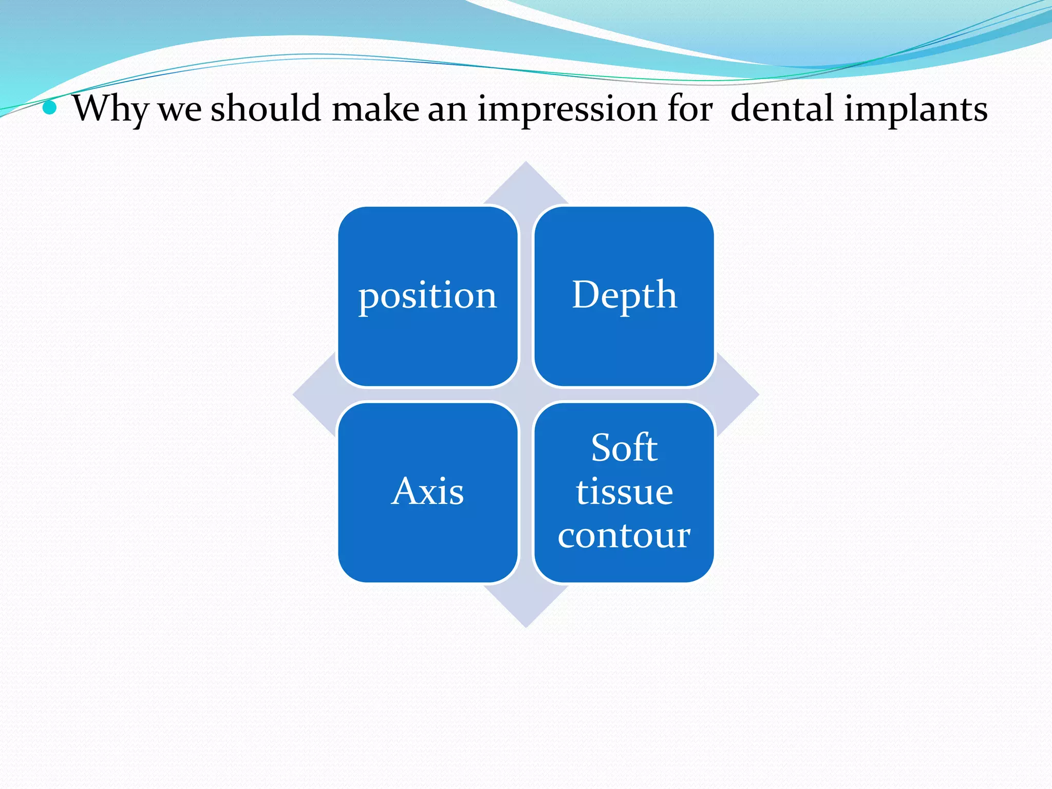 dental implant impression technique | PPTX