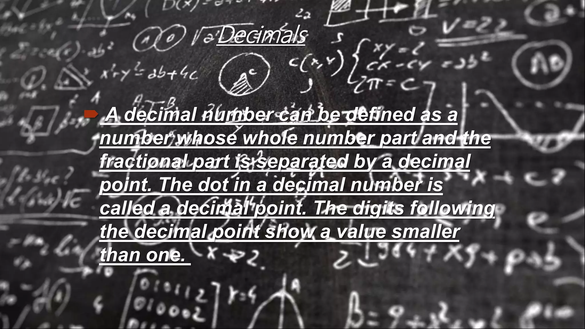 Fractions And Decimals | PPTX