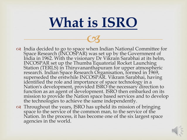 ISRO | PPT