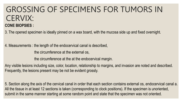 Grossing of hysterectomy specimens | PPTX