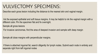 Grossing of hysterectomy specimens | PPT
