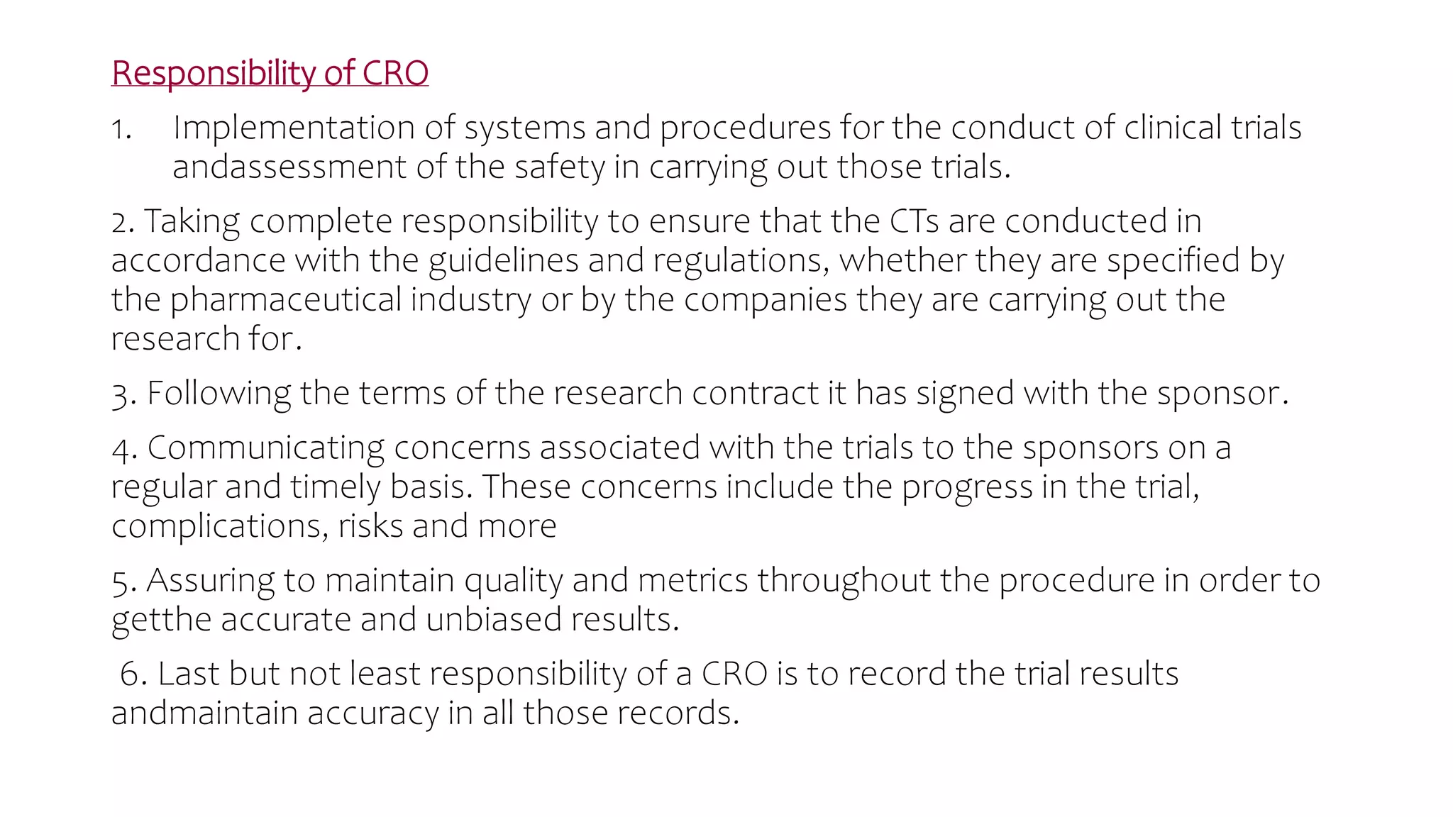 ROLES AND RESPONSIBILITIES OF sponsor and CRO.pptx