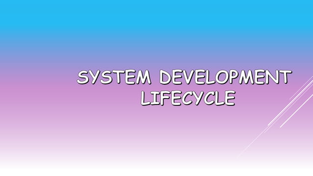 IDENTIFYING AND SELECTING SYSTEM DEVELOPMENT PROJECT | PPTX