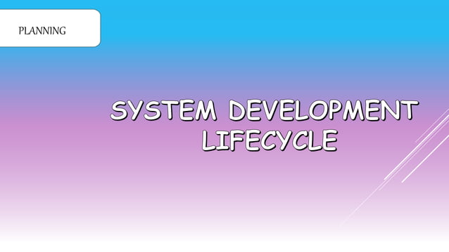 IDENTIFYING AND SELECTING SYSTEM DEVELOPMENT PROJECT | PPTX