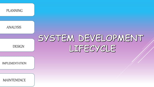 IDENTIFYING AND SELECTING SYSTEM DEVELOPMENT PROJECT | PPTX