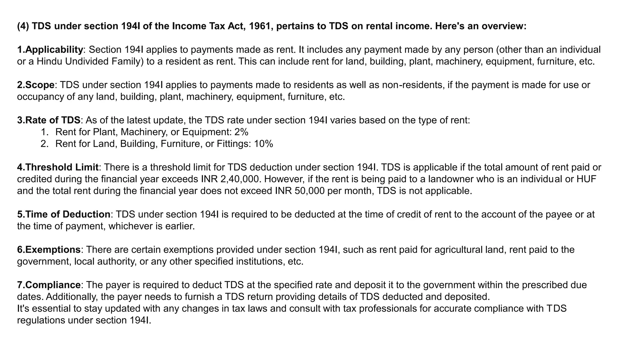 TDS UNDERSTANDING IN DETAILS WITH SECTION | PPT