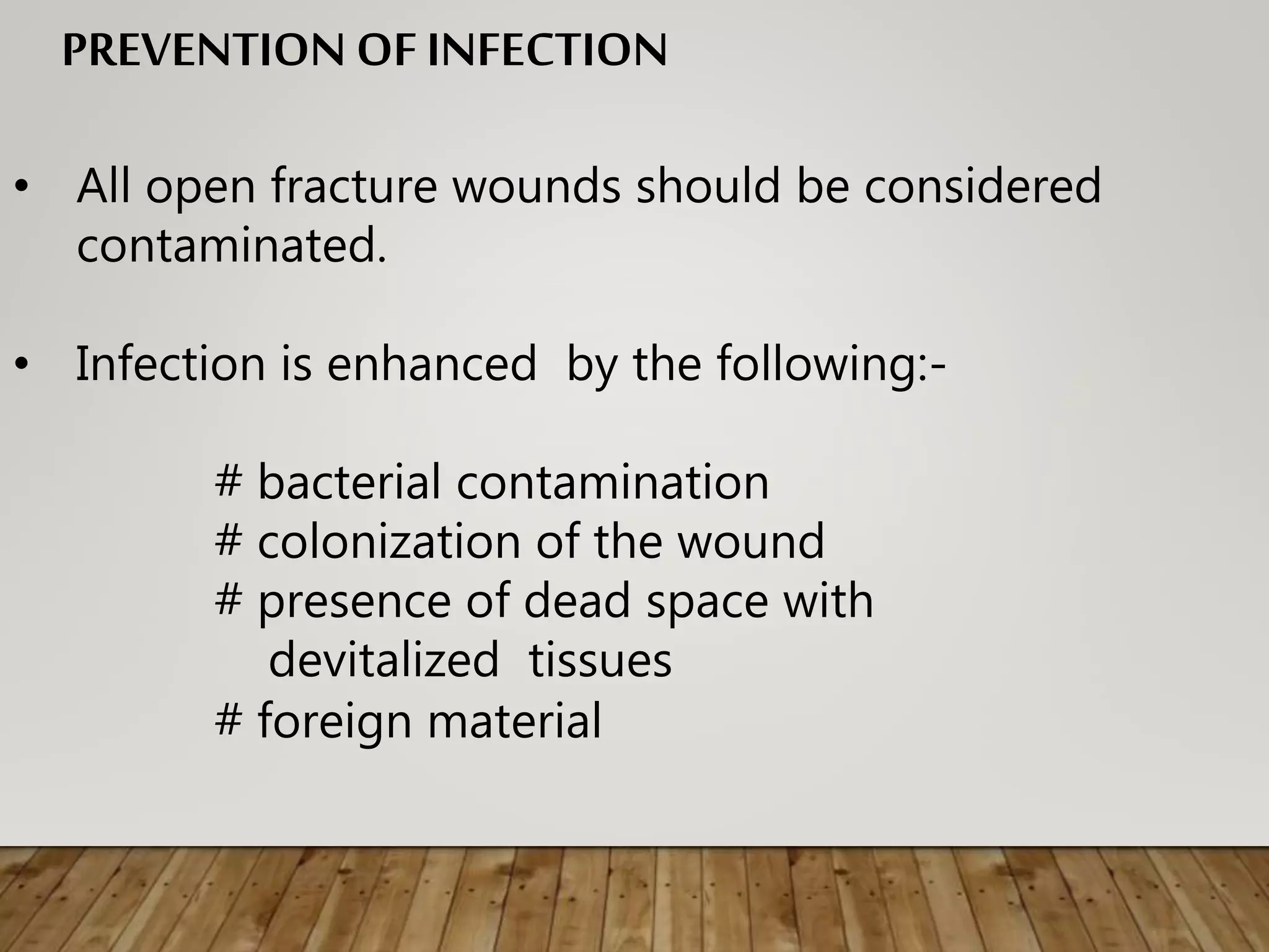 Open fractures | PPTX