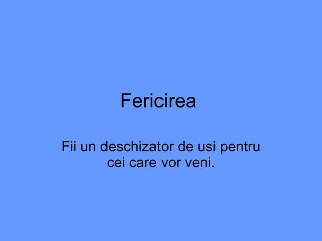 Fericirea secrets to happiness and joy | PPT