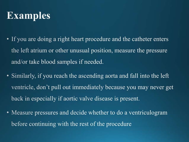 Ten basic instructions of cardiac catheterization in cath lab | PPTX
