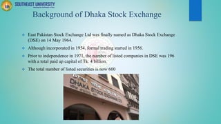 Capital Market in Bangladesh | PPTX
