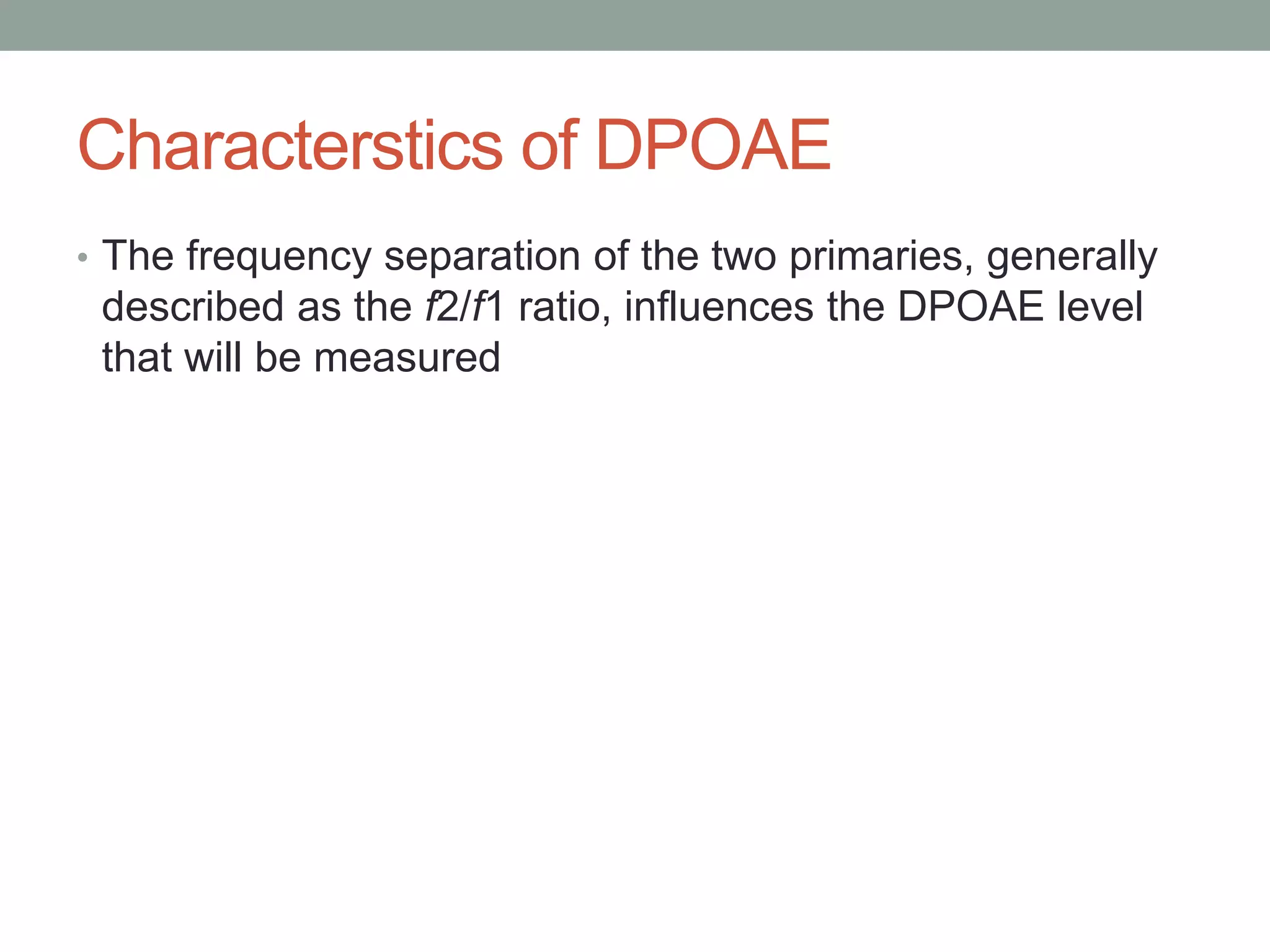 OAE and BERA ( otoacoustic emissions and brainstem evoked response ...