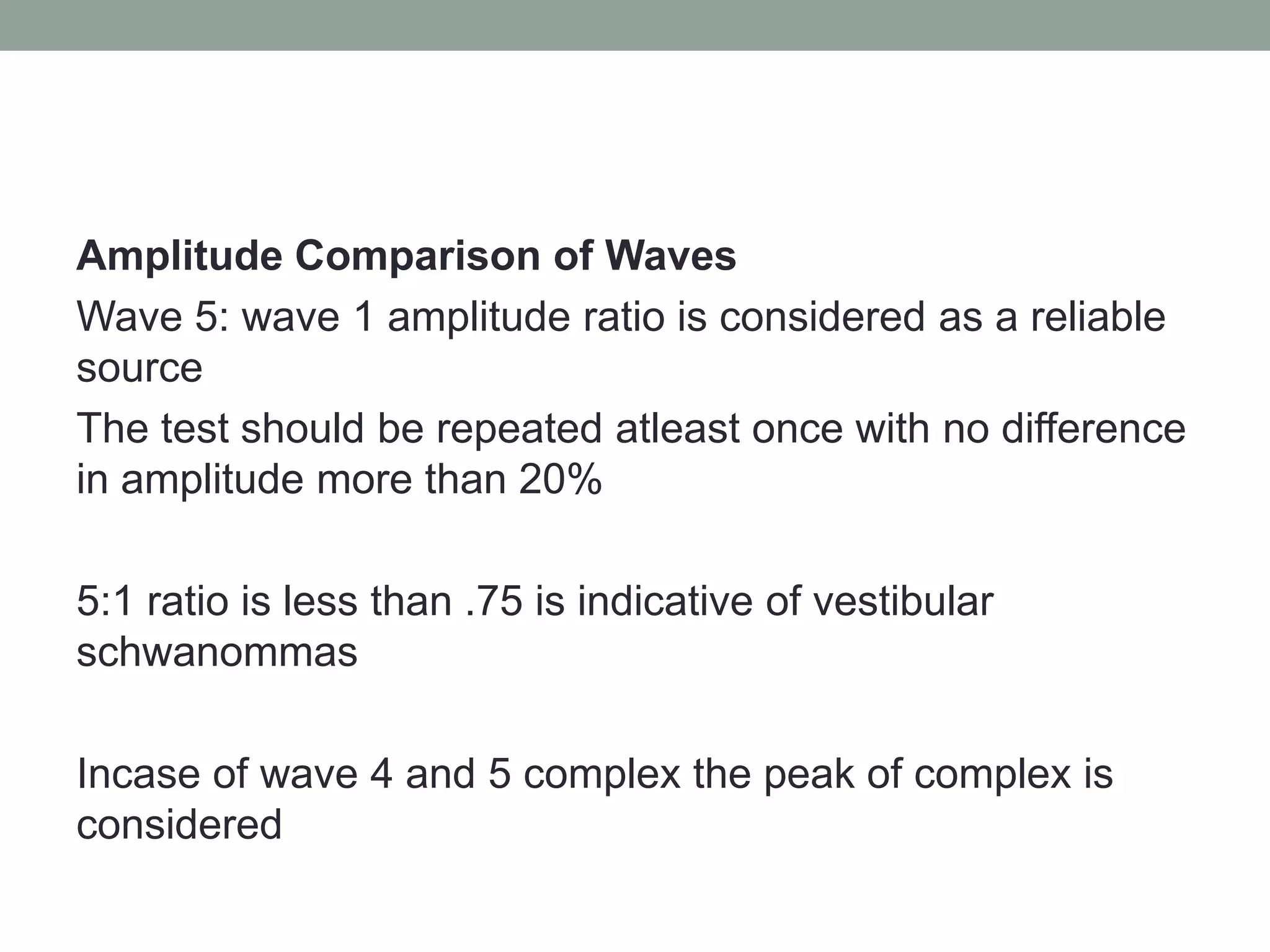 OAE and BERA ( otoacoustic emissions and brainstem evoked response ...