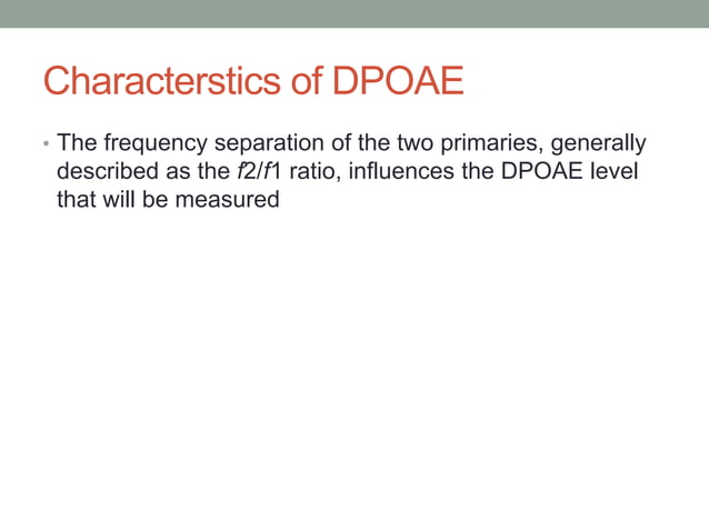 OAE and BERA ( otoacoustic emissions and brainstem evoked response ...