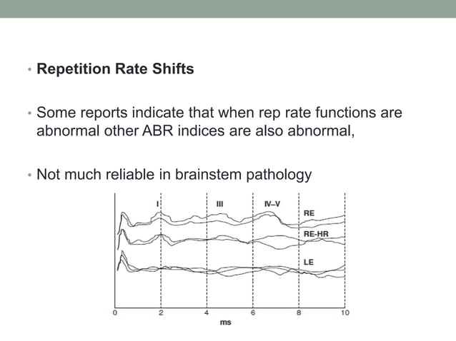 OAE and BERA ( otoacoustic emissions and brainstem evoked response ...