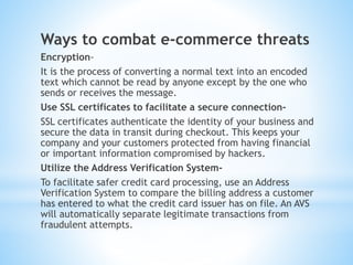 Electronic Commerce | PPTX | Internet | Computing