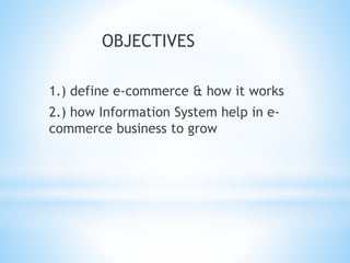 Electronic Commerce | PPTX | Internet | Computing