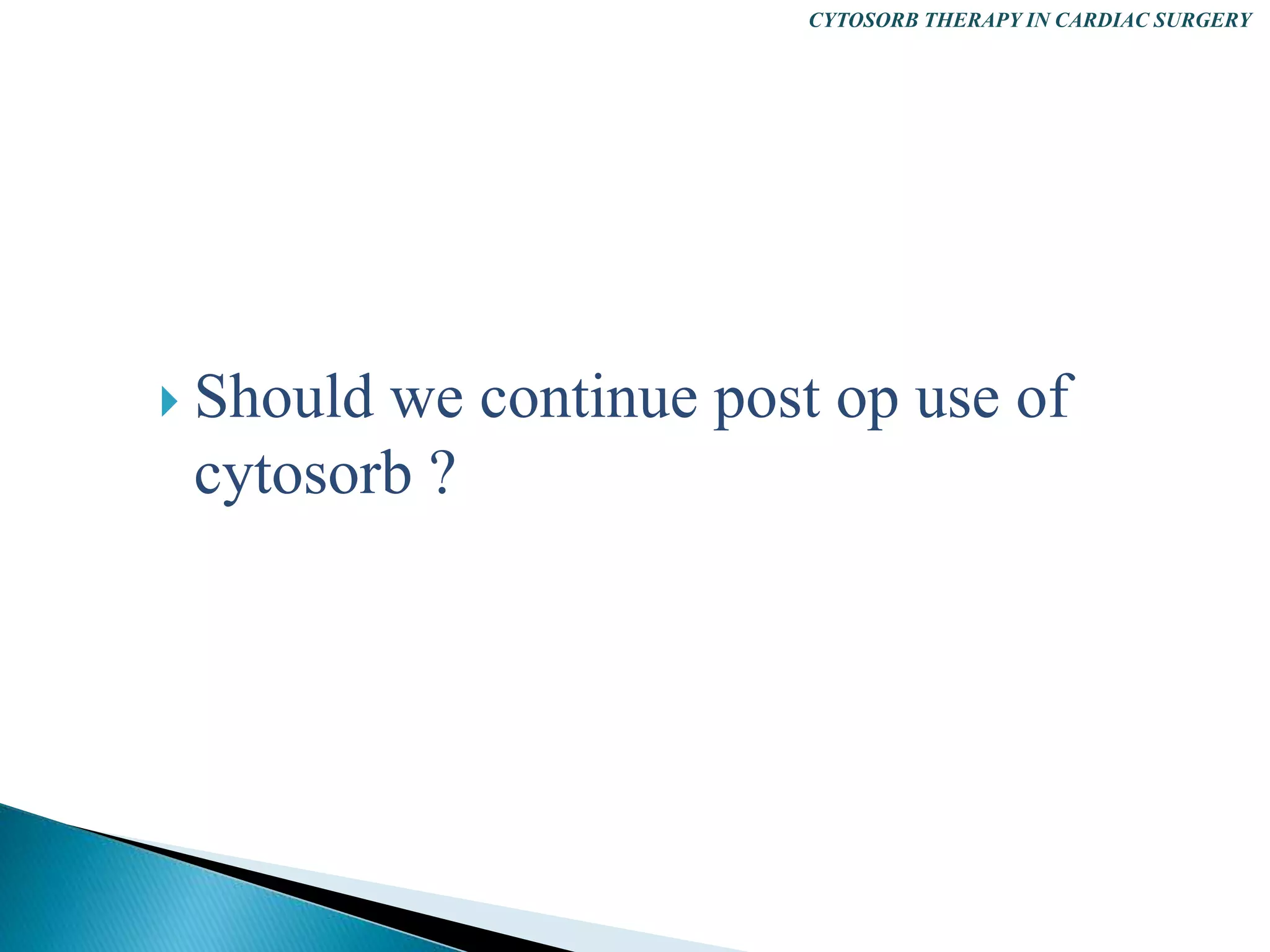 cytosorb therapy | PPTX