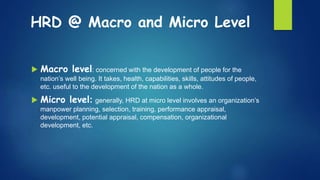 human resource development | PPTX