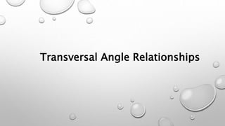 Geometric Terms ,Types Of Angles and Angle Relationships | PPTX