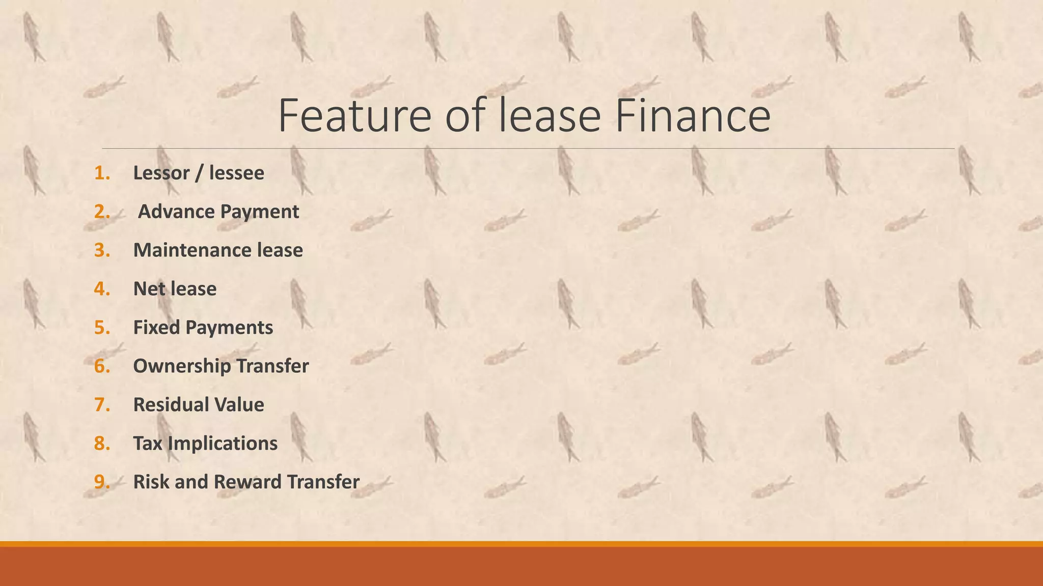 Lease Financing | PPTX