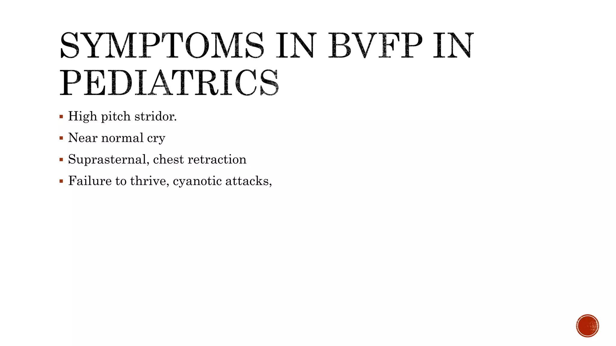 Vocal fold paralysis/ Paresis full | PPTX