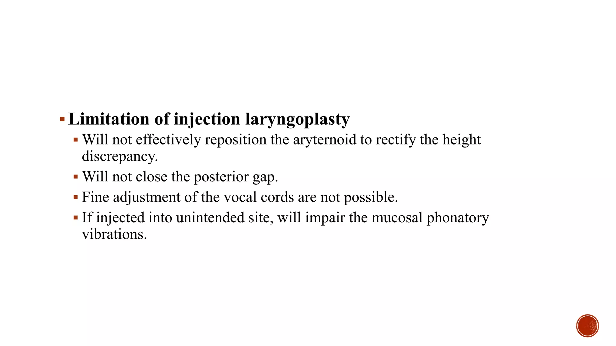 Vocal fold paralysis/ Paresis full | PPTX