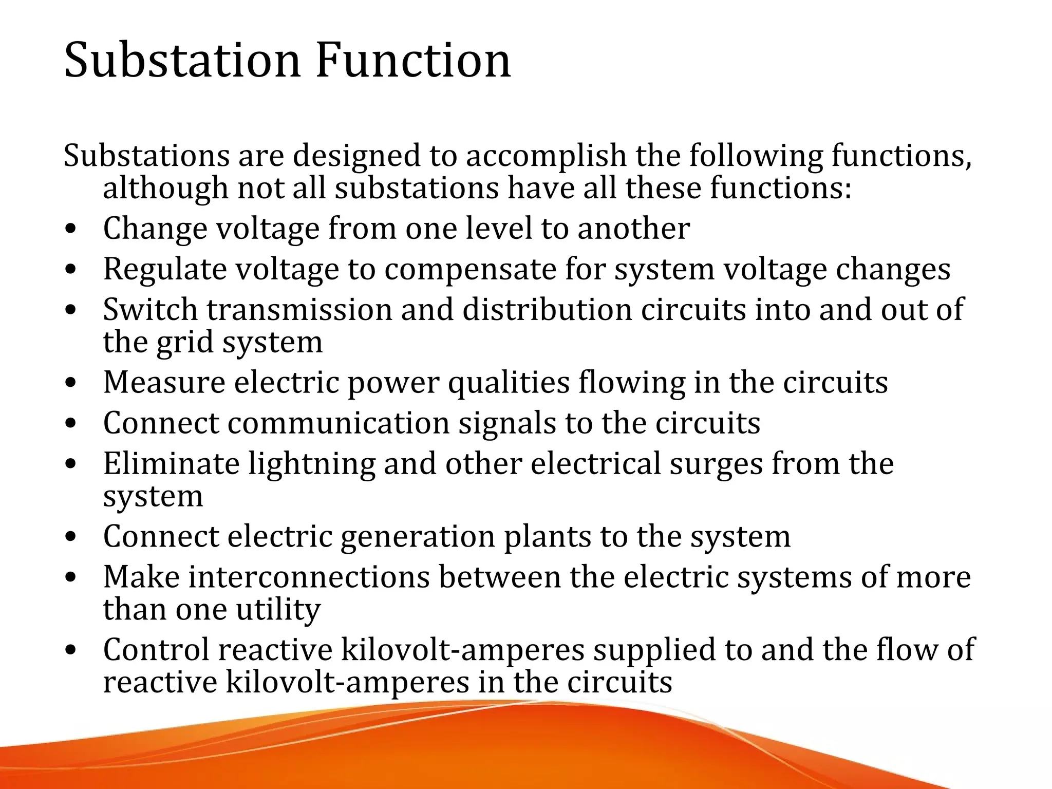 Substation types ,working & importance | PPT