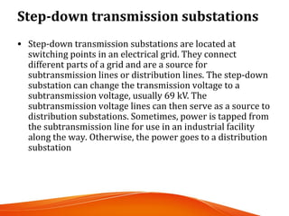 Substation types ,working & importance | PPT
