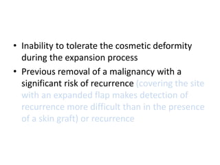 Tissue expansion- principles and techniques | PPTX