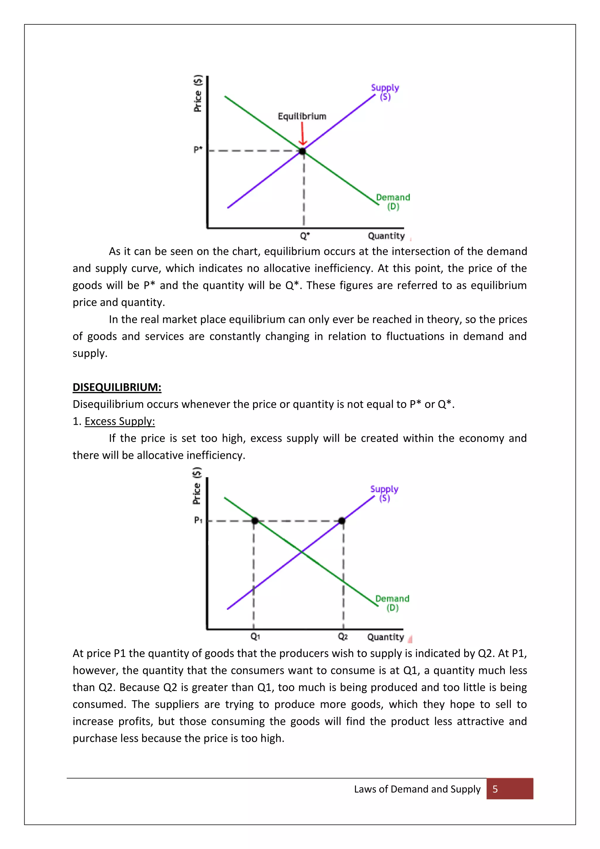 laws of demand and supply | PDF