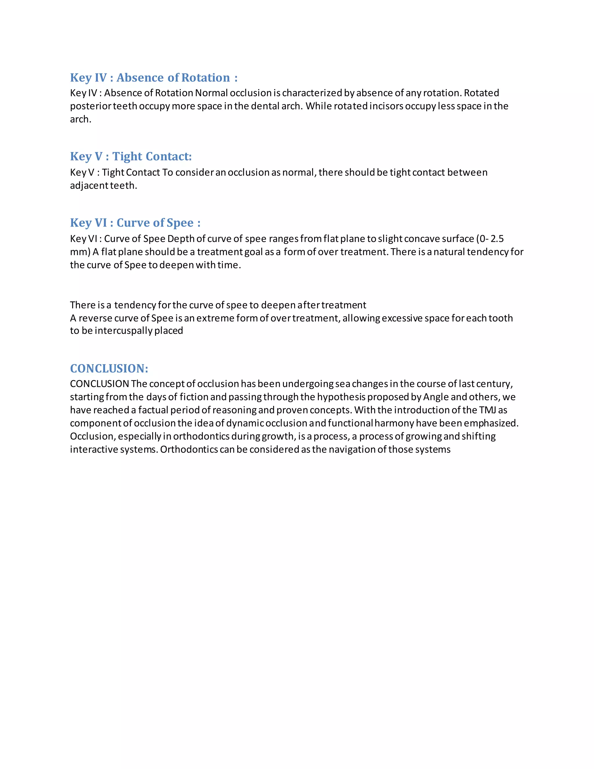 OCCLUSION BASIC CONCEPTS | DOCX