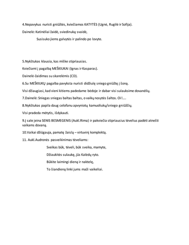 Scenarijus | DOCX