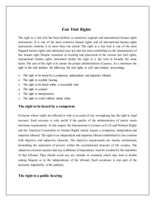 Fair Trial | DOCX
