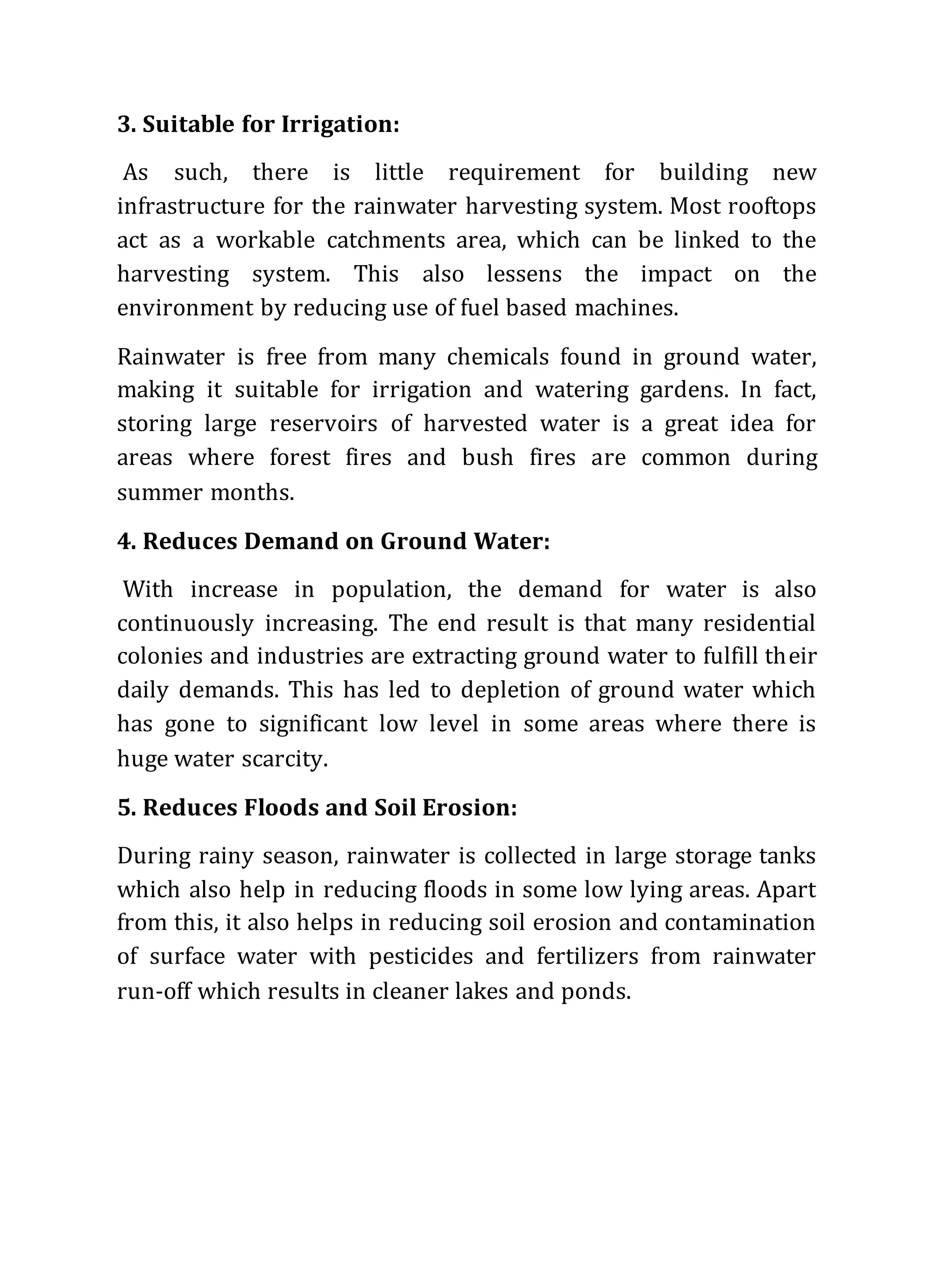 Rain Water Harvesting | DOCX