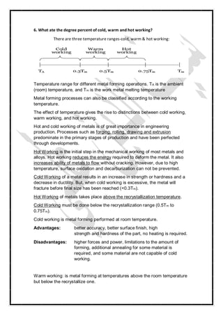 cold work | PDF | Geology | Science