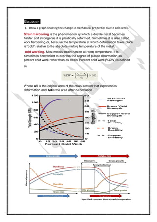 cold work | PDF | Geology | Science