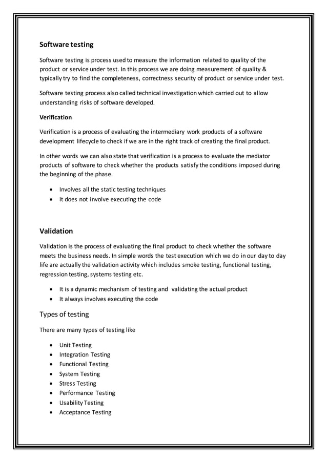 Software Testing Assignment Pdf