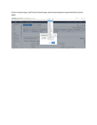 AWS | how to upgrade resource | DOCX