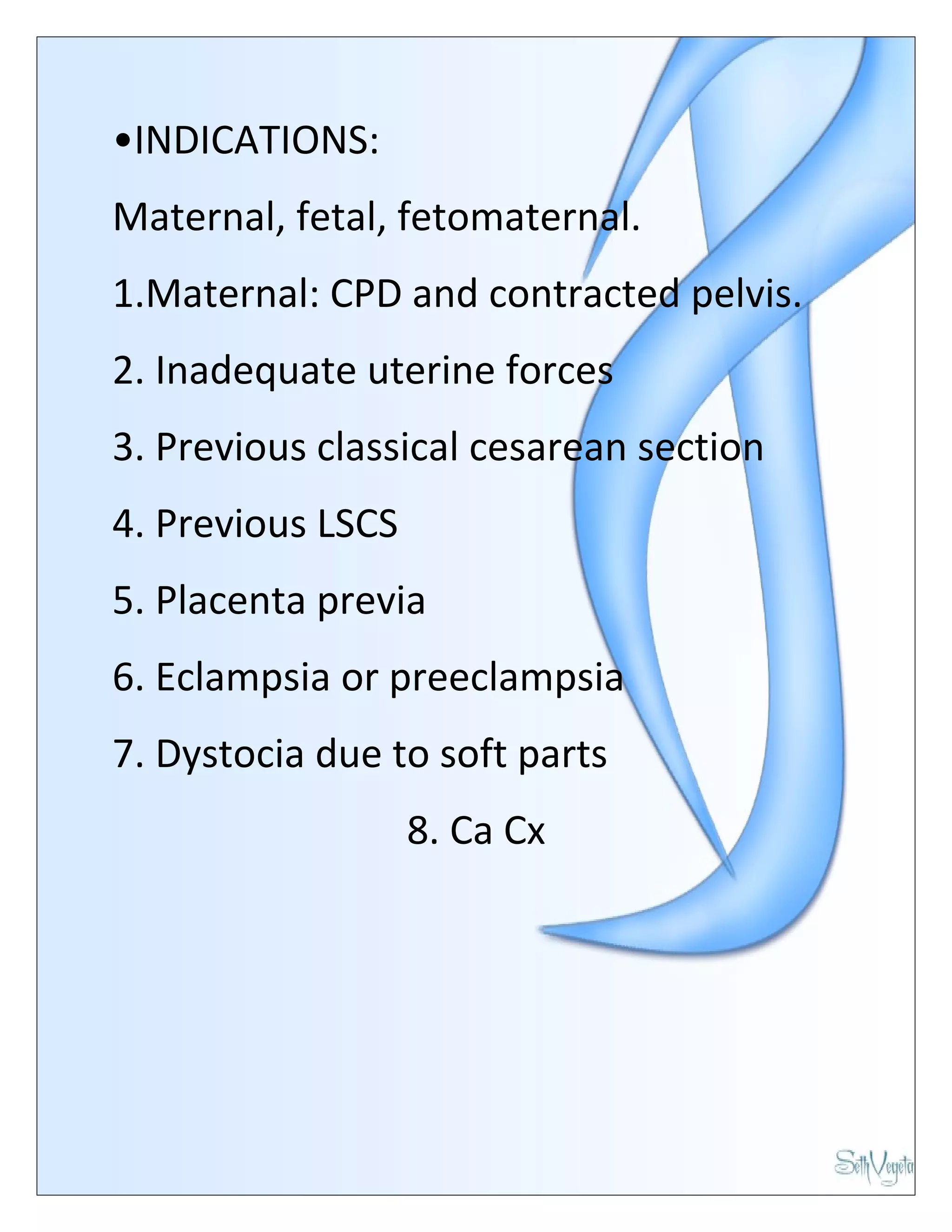 Ceasarean Section | DOC