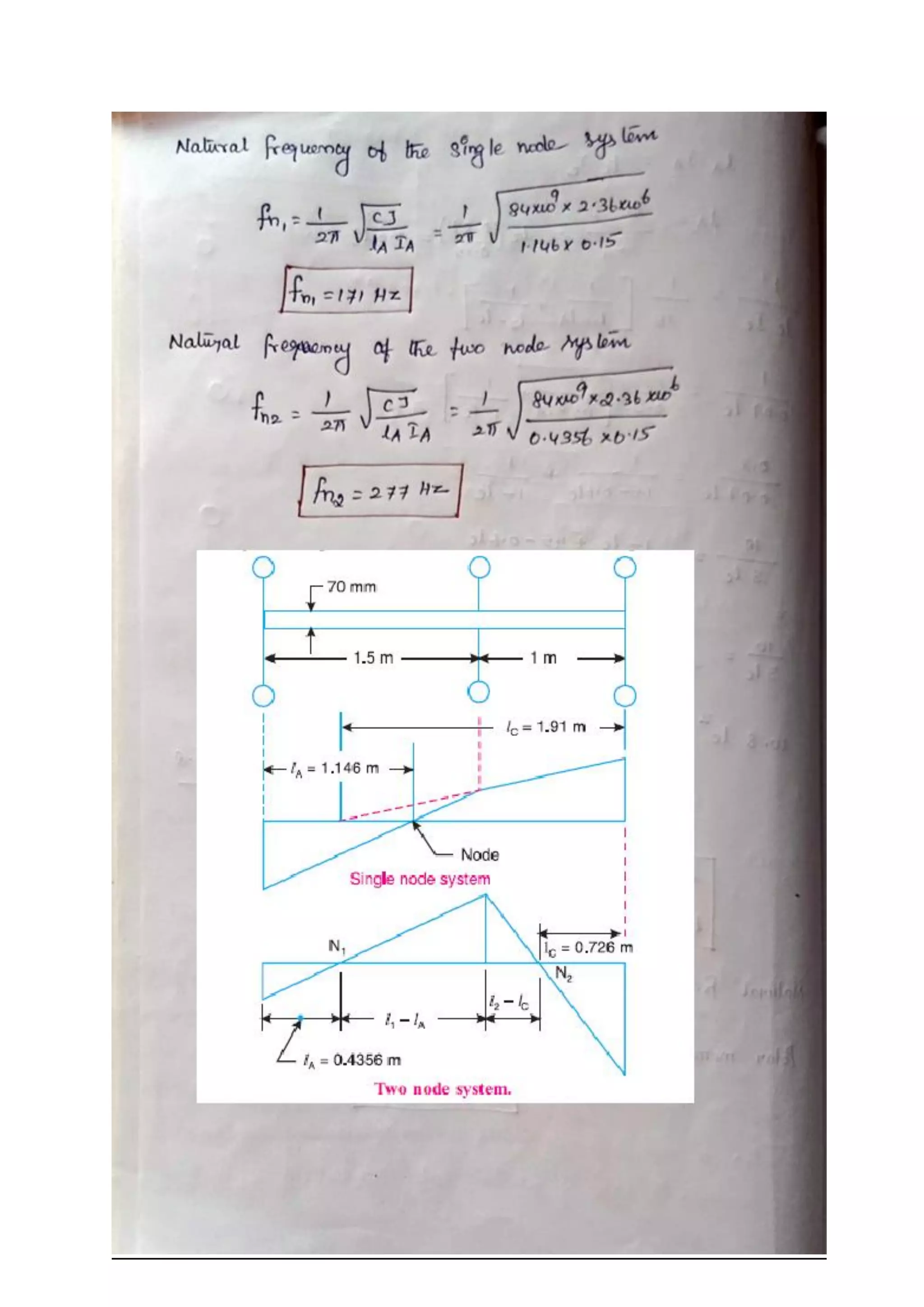 Single Rotor, Two Rotor and Three Rotor Torsional Vibration System | PDF
