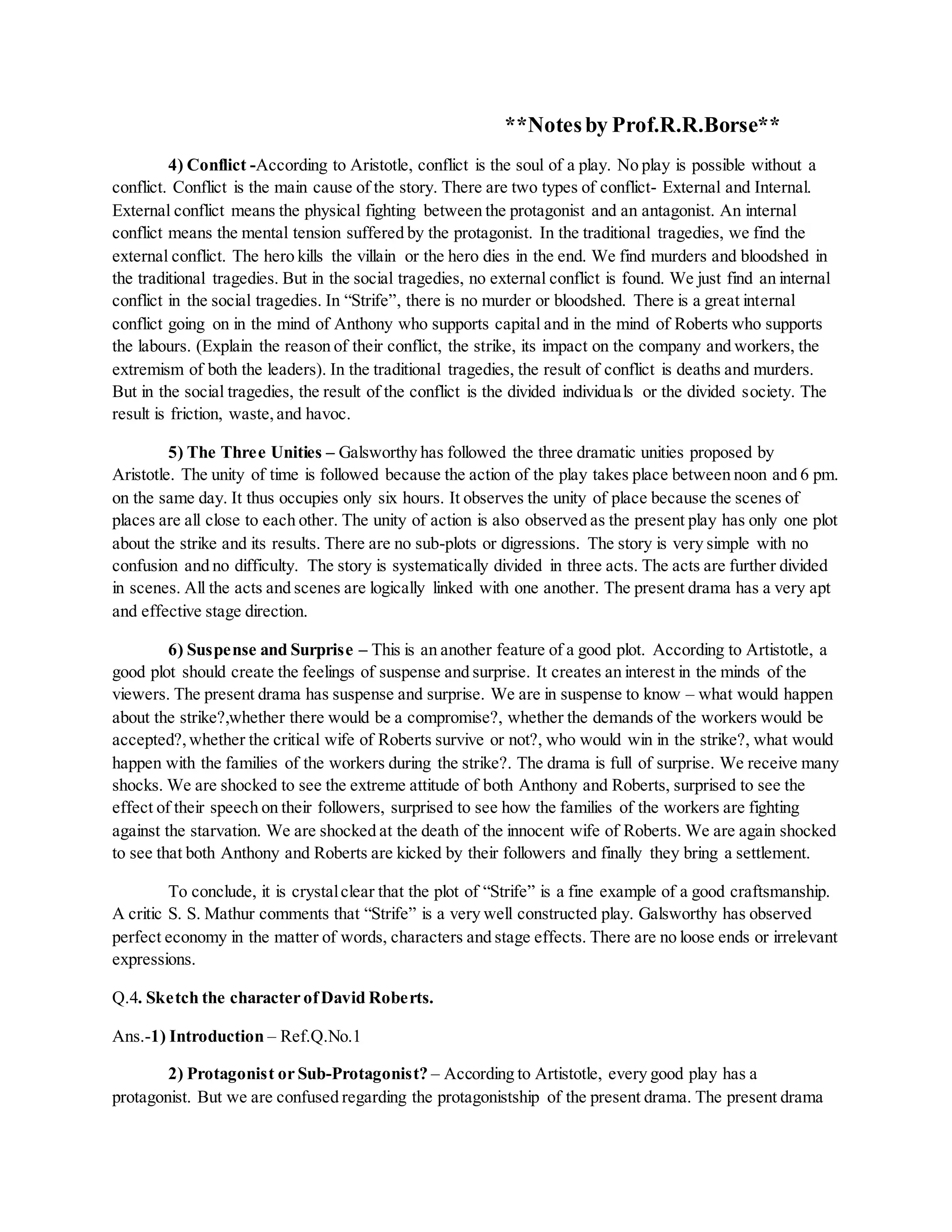 Strife by John Galsworthy | DOCX