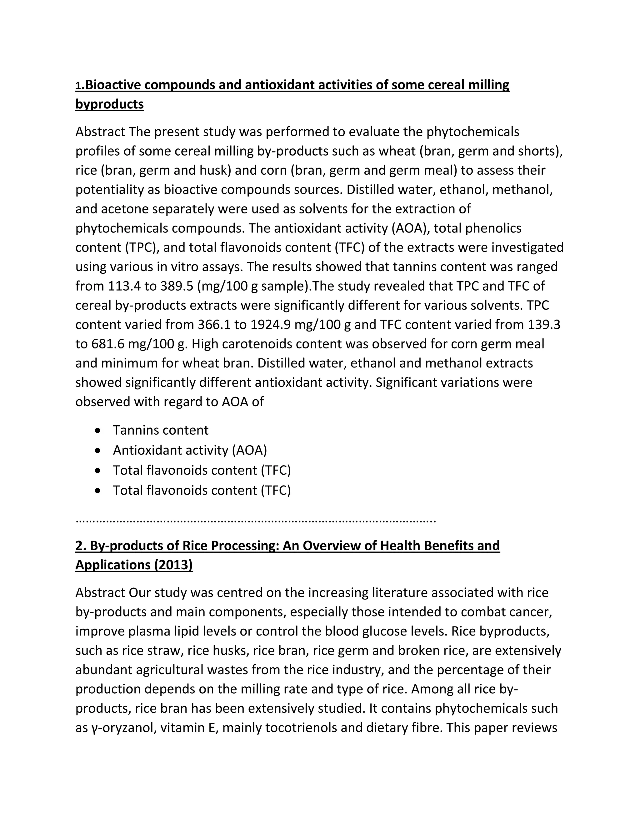 bio active compounds | DOCX