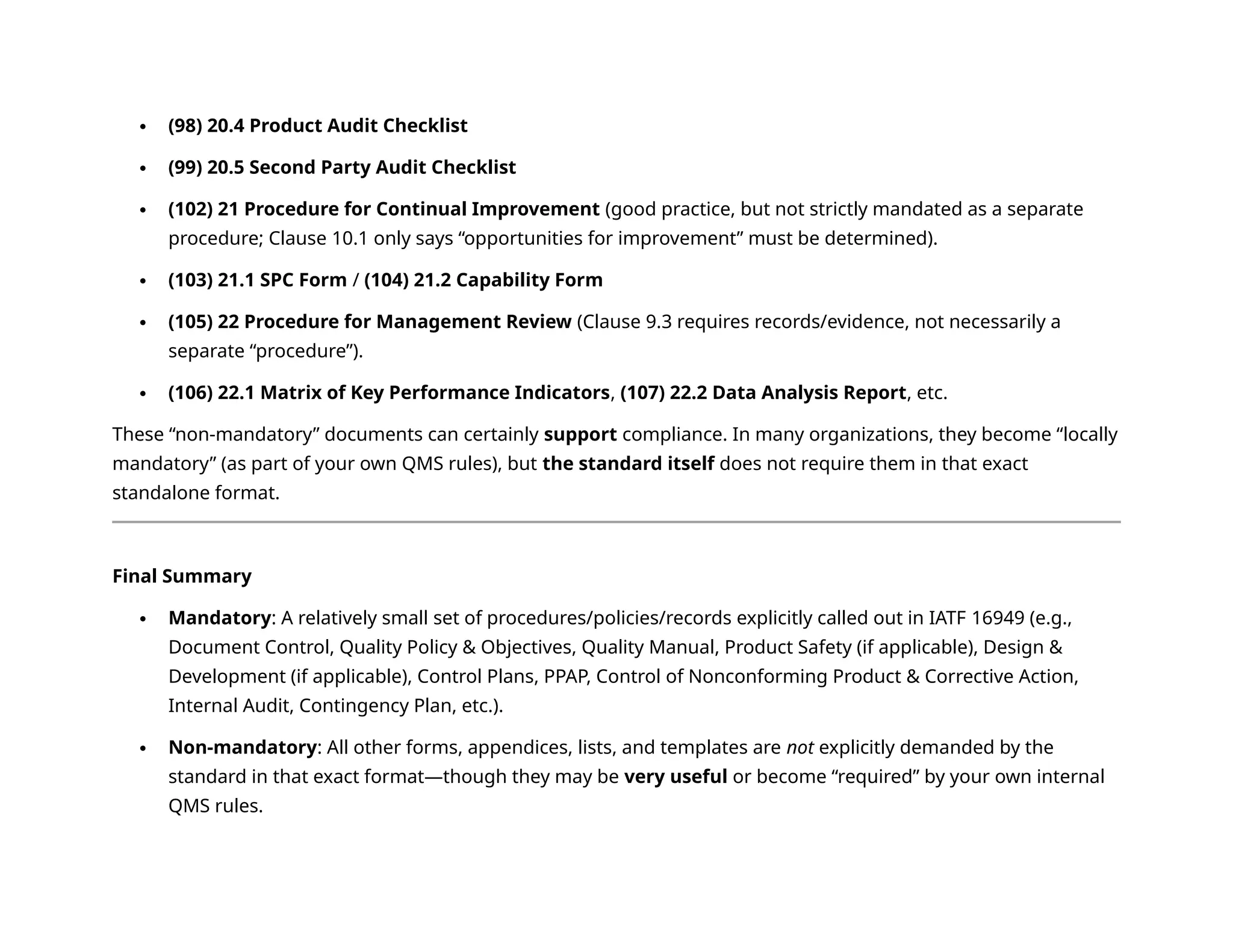 iatfaudit for organization checklist all | DOCX