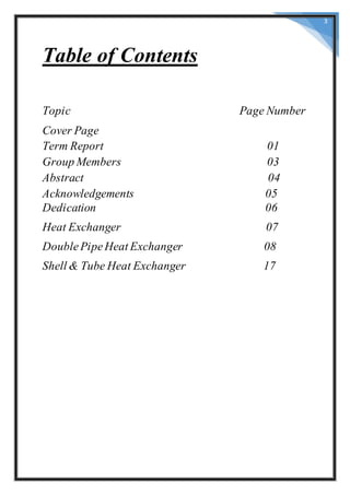 Heat Exchangers | DOCX | Physics | Science