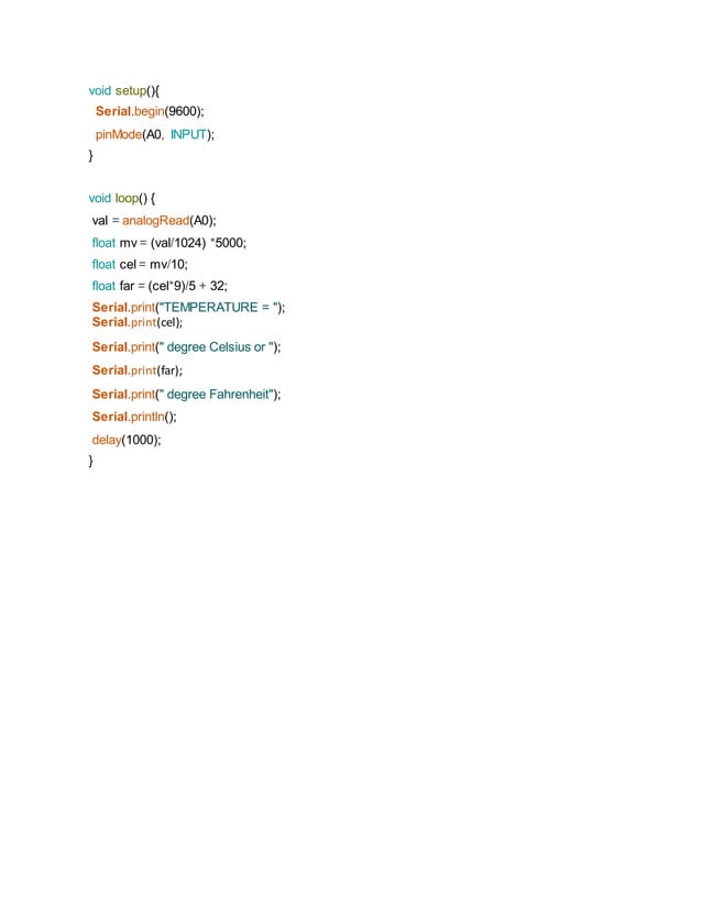 Arduino Code | PDF | Free Download