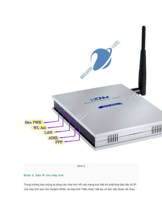 Hướng dẫn cách config modem CNET 854 Wireless | PDF