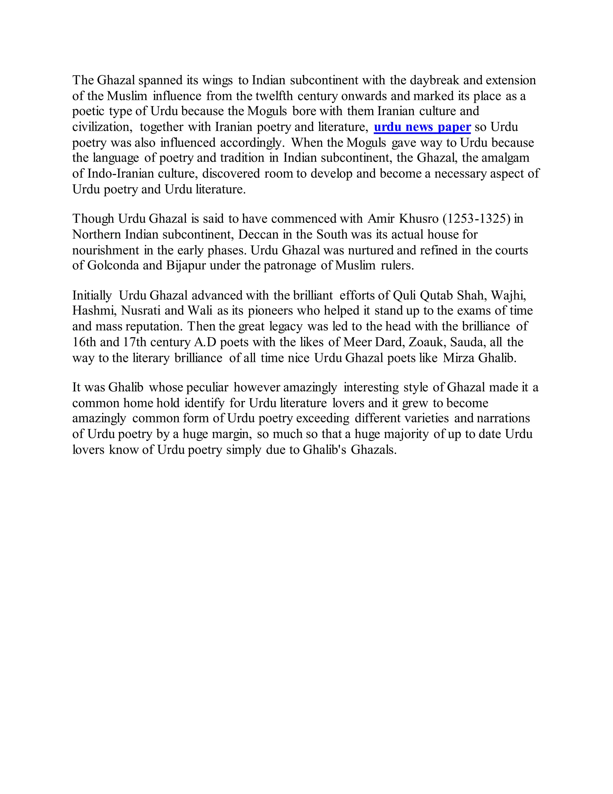 Daily UrduPoint | DOCX